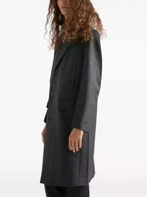 Prada Notched Wool Coat