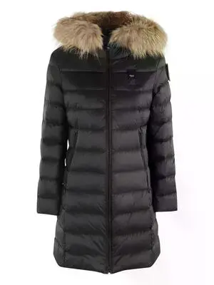 BLAUER. Faux-fur Trimmed Quilted Jacket