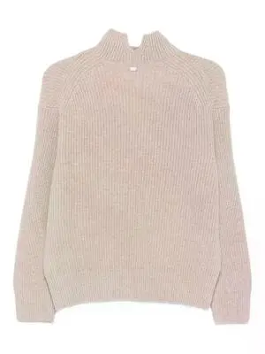 Agnona Ribbed High-neck Sweater