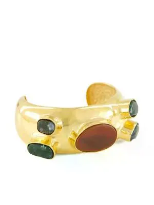 PAULA Gemstone-embellished Cuff Bracelet