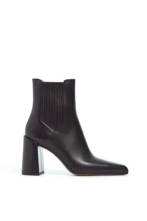 GABRIELA HEARST Luke High Heel Ankle Boot In Black Leather