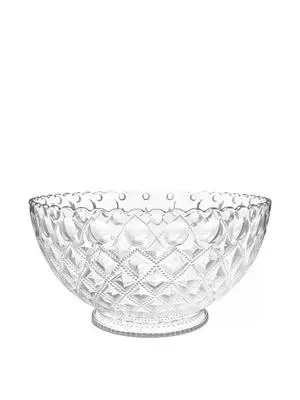 BACI MILANO Diamond-pattern Bowl - White