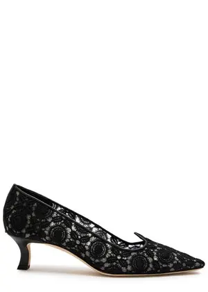 Manolo Blahnik Kitten Heel Shoes For Women