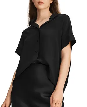 Women's Oversized Short Sleeve Shirt