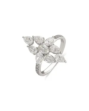 Etho Maria 18k Diamond Cluster Ring - White Gold
