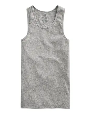 Mack Weldon 18-hour Ribbed Tank Top - Grey Heather