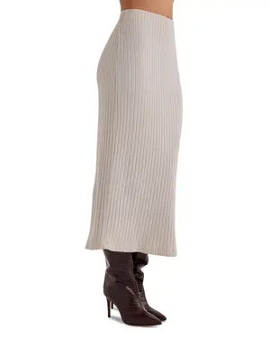 Bella Dahl Knit Midi Skirt - Moon Stone