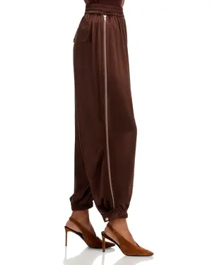 Co Articulated Vented Silk Pants