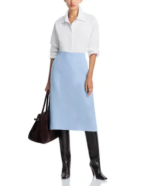 Lafayette 148 New York A-line Midi Skirt