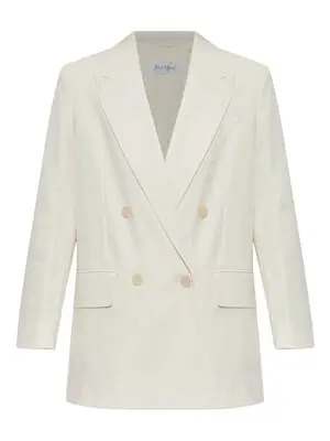 Max Mara Double-breasted Jacket - White