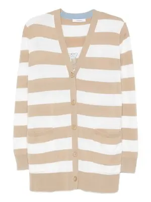 BASE Silk Blend Cardigan Beige