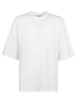 Dolce & Gabbana T-shirt With Logo Plaque - White