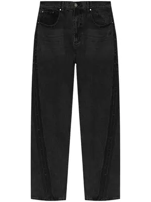 AMISH Straight Fit Jeans - Black