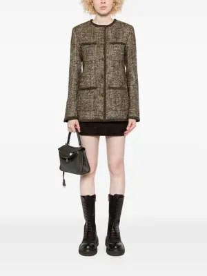 GOLDEN GOOSE Wool Blend Jacket - Brown