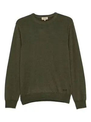 Axel Arigato Crew Neck Knit Sweater - Green
