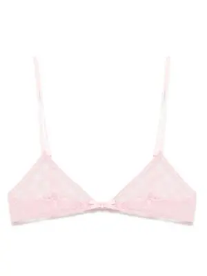 Gucci Gg Tulle Bra - Pink