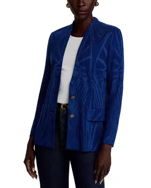 Misook Notched Lapel Blazers For Women