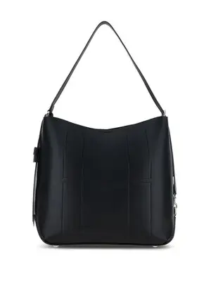 Hogan Hocket Medium Leather Hobo Bag - Black