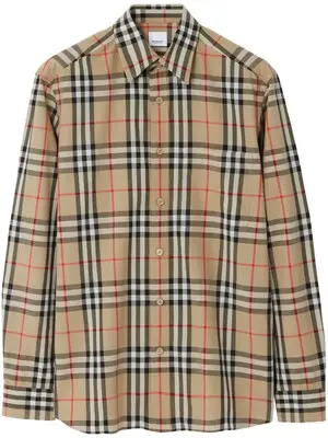 Burberry Check Print Shirt Caxtan