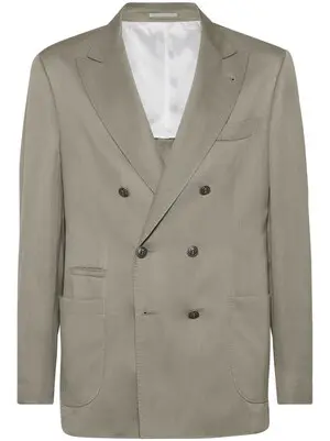 Brunello Cucinelli Double Breasted Jackets For Men