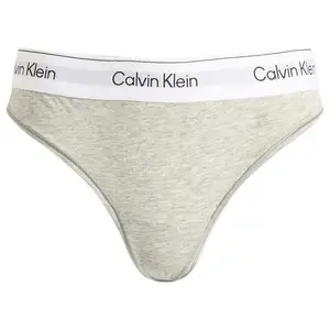 Calvin Klein Icon Thong - Grey Heather