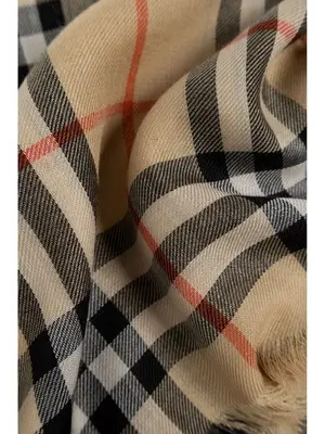 Burberry Check Print Scarf
