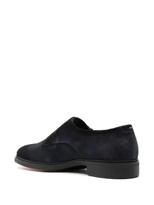 Santoni Leather Moccasin - Blue