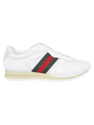 Gucci Lace-up Sneakers - White