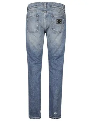 Dolce & Gabbana Jeans With Distressed Detail