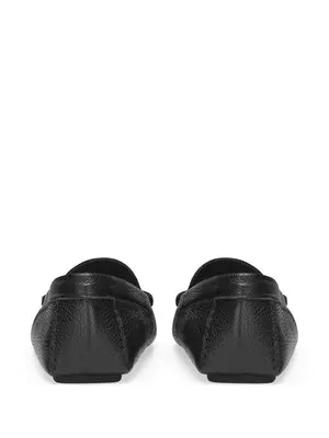 Dolce & Gabbana Leather Loafer With Logo