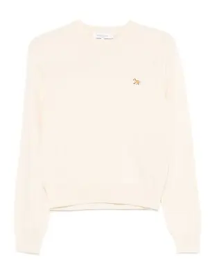 Maison Kitsuné Baby Fox Wool Jumper - Pink