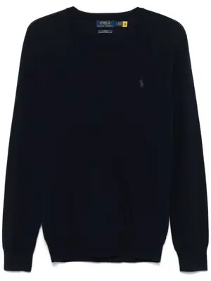 Polo Ralph Lauren Wool Crew Neck Sweater - Blue