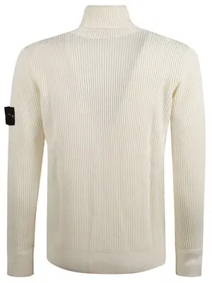 Stone Island Wool Turtleneck Sweater