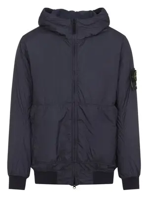 Stone Island Hooded Jacket - Blue
