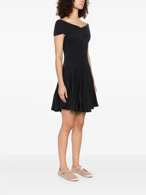 Alaïa Wool Mini Dress - Grey