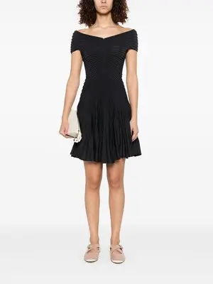 Alaïa Wool Mini Dress - Grey