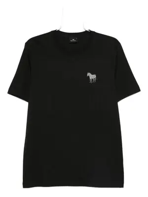 Paul Smith Zebra Logo Cotton T-shirt - Black