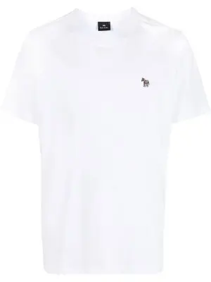 Paul Smith Zebra Logo Cotton T-shirt - White