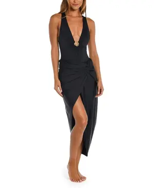 SUNSHINE 79 Solid Convertible Faux Wrap