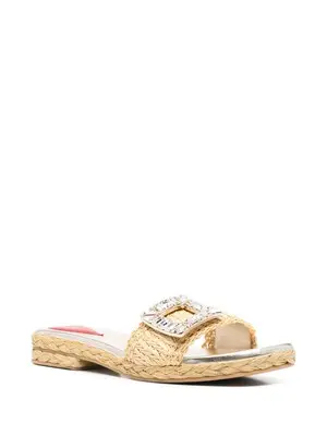 ROGER VIVIER Straw Sandals