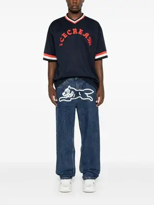 ICECREAM Running Dog Denim Jeans - Blue