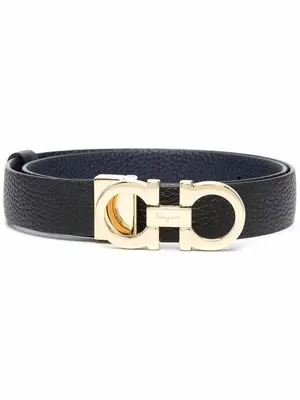 Gucci Leather Reversible Belt - Purple
