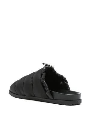 Moncler Padded Slippers - Black