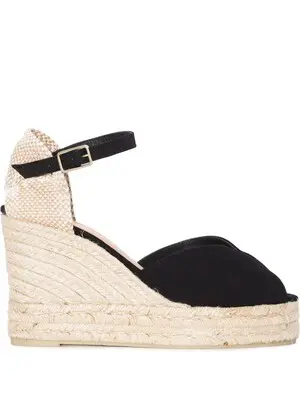 CastaÑer Bianca Canvas Espadrilles - Black