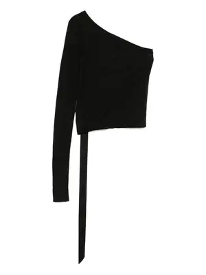 Rick Owens Cotton One-shoulder Top