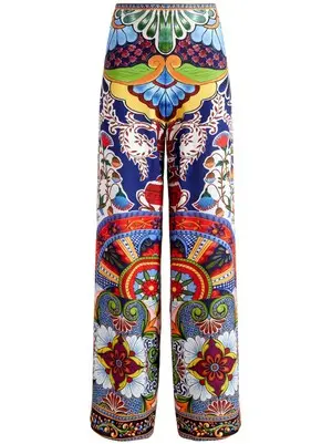 Alice + Olivia Athena Printed Trousers - Multi
