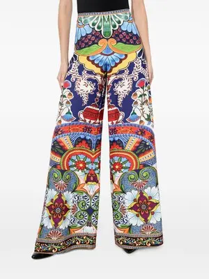 Alice + Olivia Athena Printed Trousers - Multi