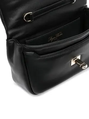ROGER VIVIER Viv Choc Mini Leather Crossbody Bag