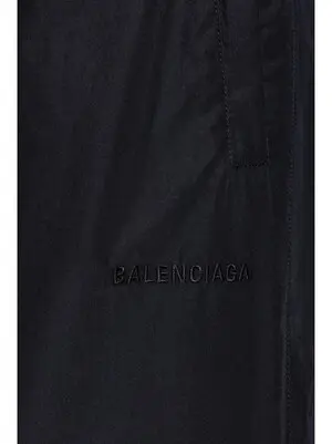 Balenciaga Wide Leg Trousers - Black