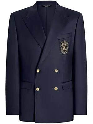 Dolce & Gabbana Blazer With Logo Application